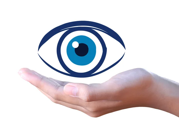 Eye in hand Stock Photo by ©bennyartist 24907329