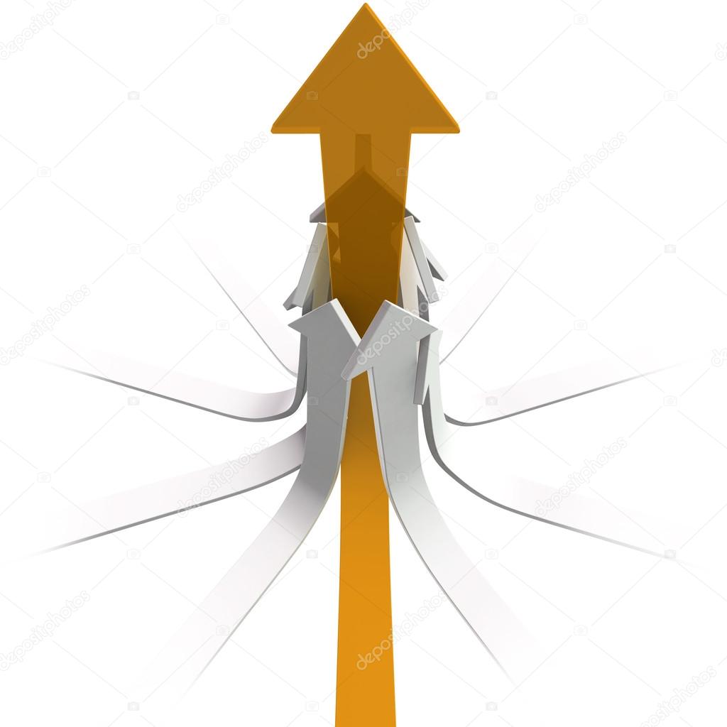Leader arrow Stock Photo by ©viewgene 12286688