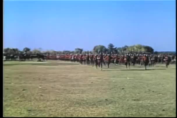 Medieval soldiers running into battle — Stock Video © everett225 #26663261