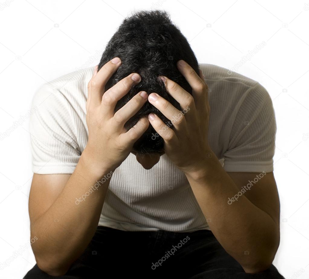 Homem preocupado — Fotografias de Stock © lilibella #32556605