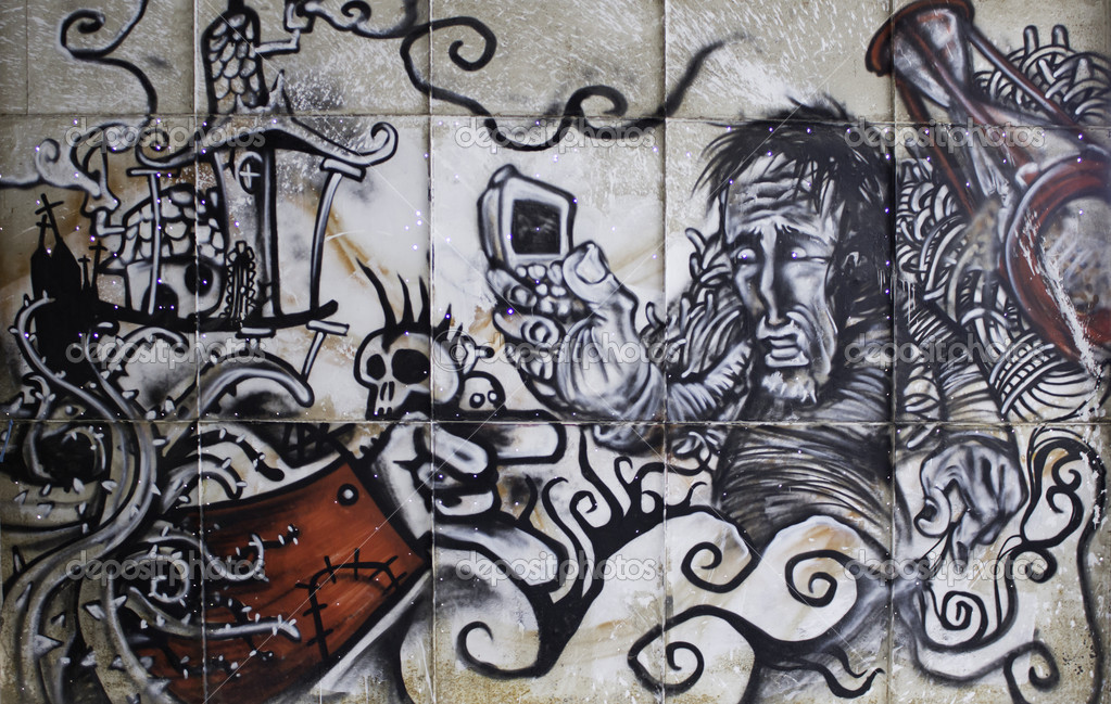 Gothic graffiti – Stock Editorial Photo © celiafoto #15565103