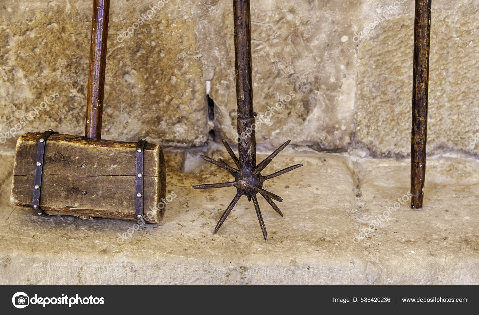 Detail Old Instruments Torture Inquisition Pain Religion Stock Photo by ...