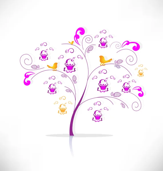 Sweet tree Vector Art Stock Images | Depositphotos