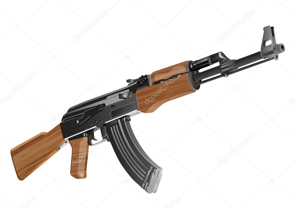 Kalashnikov Stock Vector by ©bess23071980 23321394