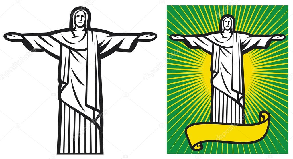 Brasil diseño - Cristo vector, gráfico vectorial © Tribaliumivanka ...