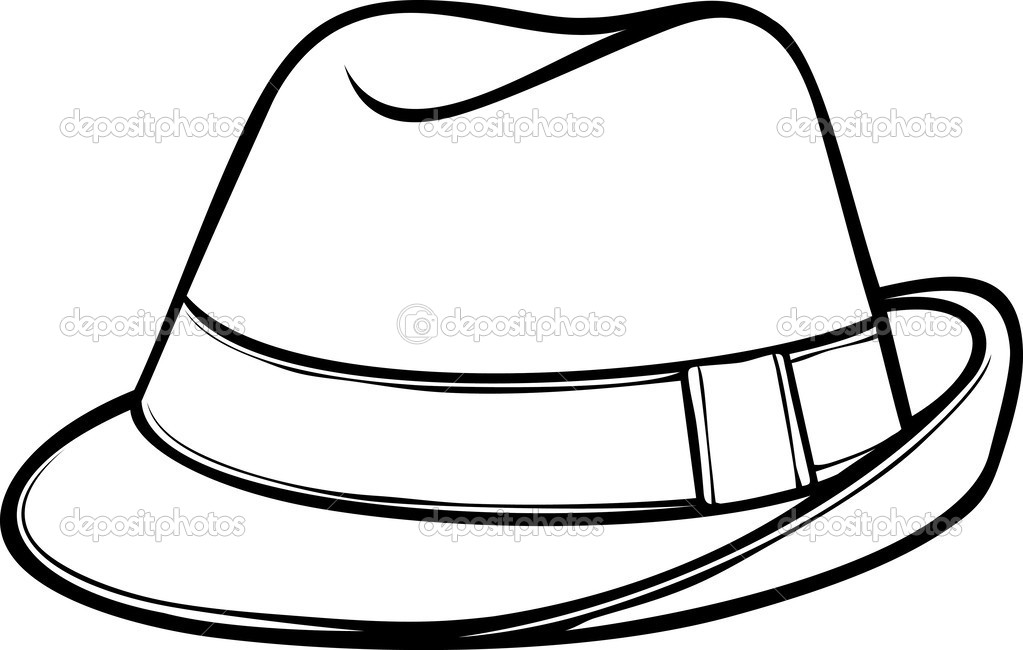 Fedora Hat Mens Classic Fedora — Stock Vector © Tribaliumivanka 26979355