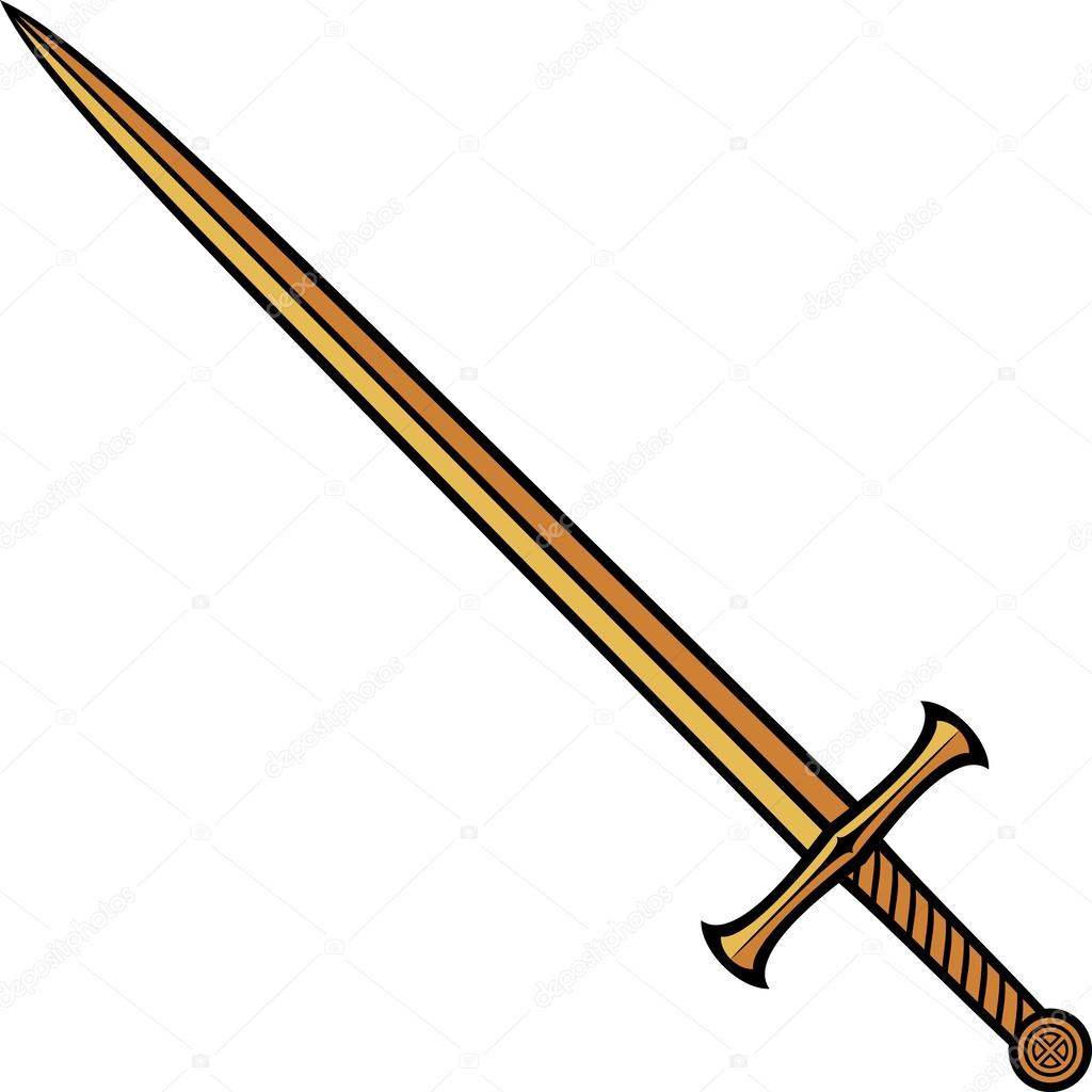 Golden sword Stock Vector by ©Tribaliumivanka 27132657