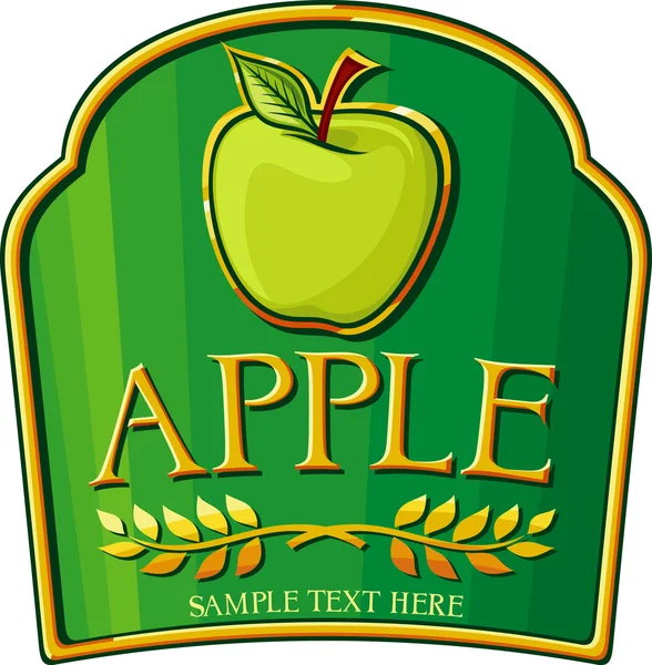 Etiquette pomme images vectorielles, Etiquette pomme vecteurs libres de ...