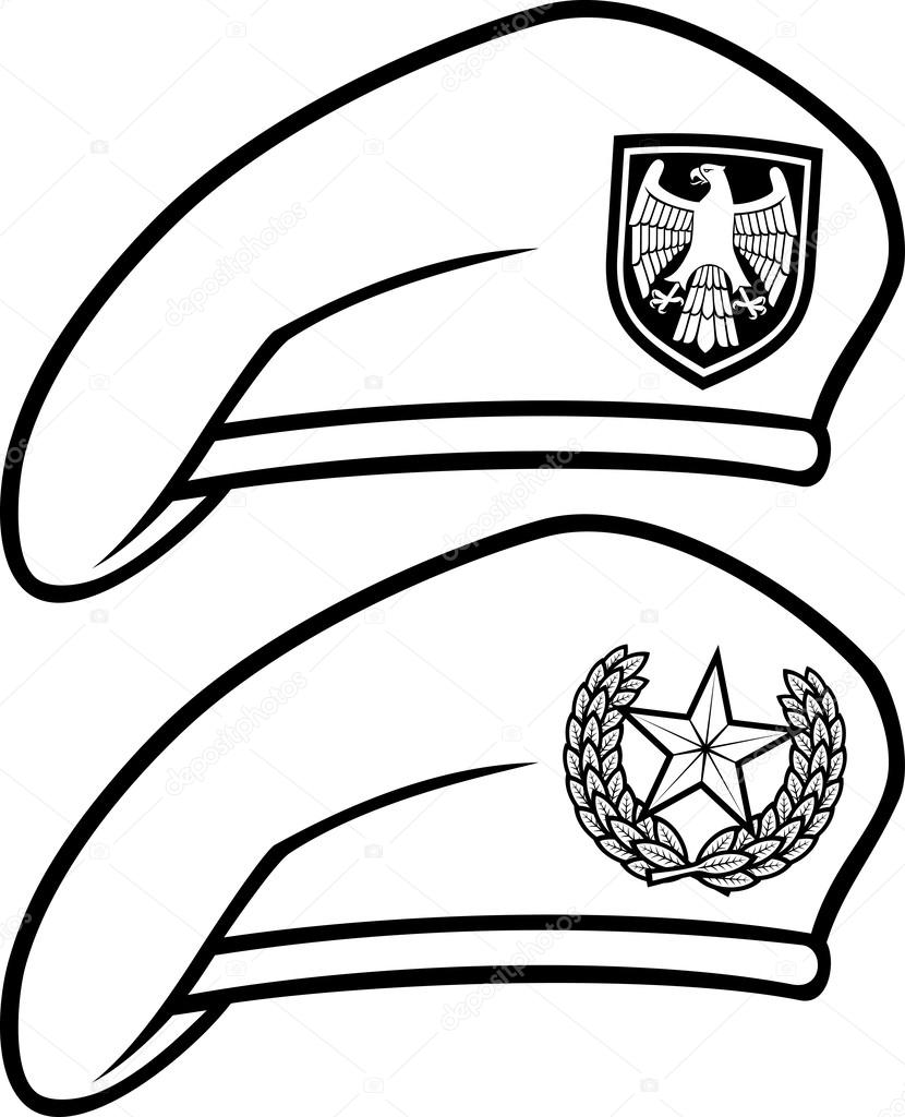 Army Hat Drawing