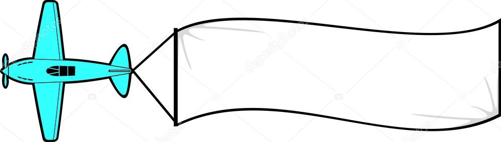 31,390 Plane with banner Vector Images - Free & Royalty-free Plane with ...
