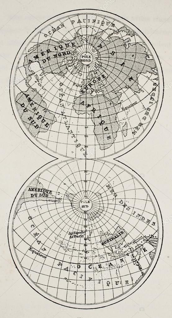 Lands and water map — Stock Photo © marzolino #12311145