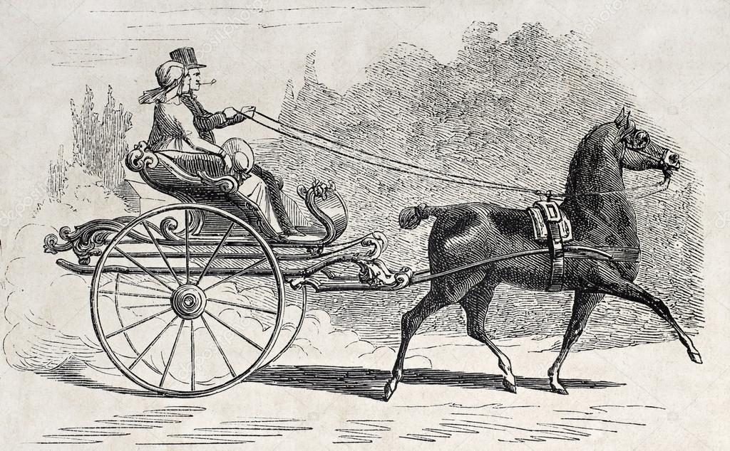 Old time gig Stock Illustration by ©marzolino #13292771