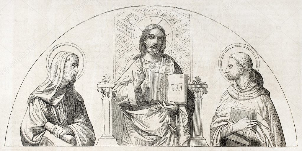 Christ, alpha and omega — Stock Photo © marzolino #13295022