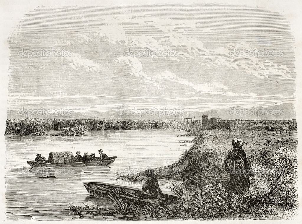 Phasis river Stock Illustration by ©marzolino #13327601