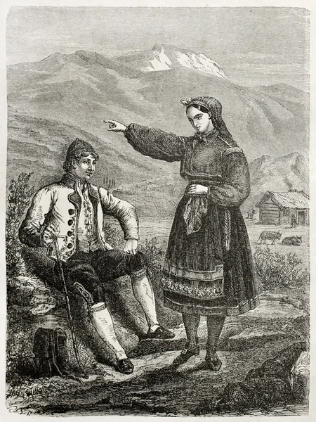 Girl costumes drawing Stock Photos, Royalty Free Girl costumes drawing ...