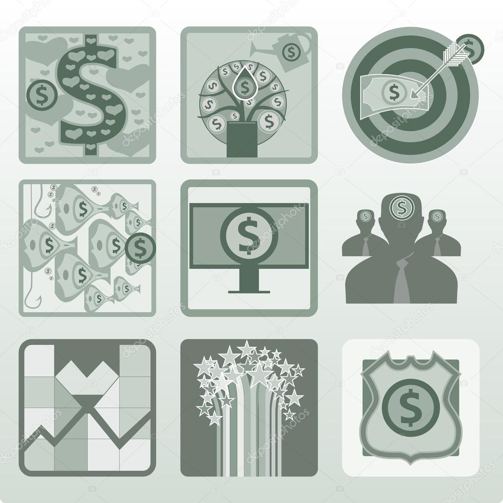 Business icon collection Stock Vector by ©RifKhasan 31129075