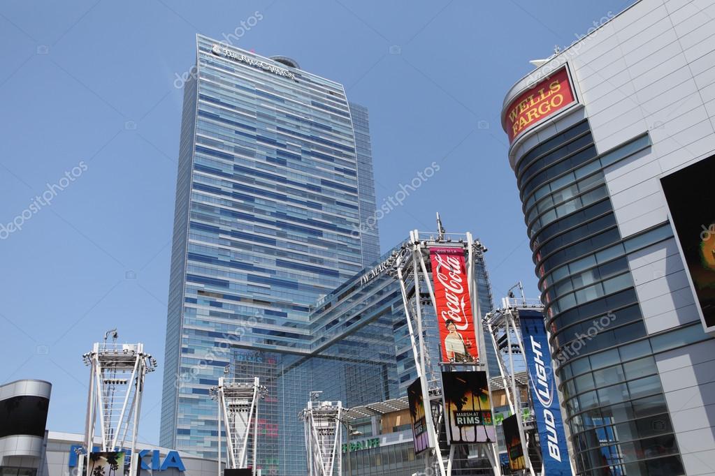 The L.A. Live complex in Downtown Los Angeles – Stock Editorial Photo ...