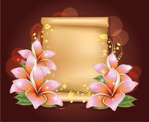 Lily banner Vector Art Stock Images | Depositphotos