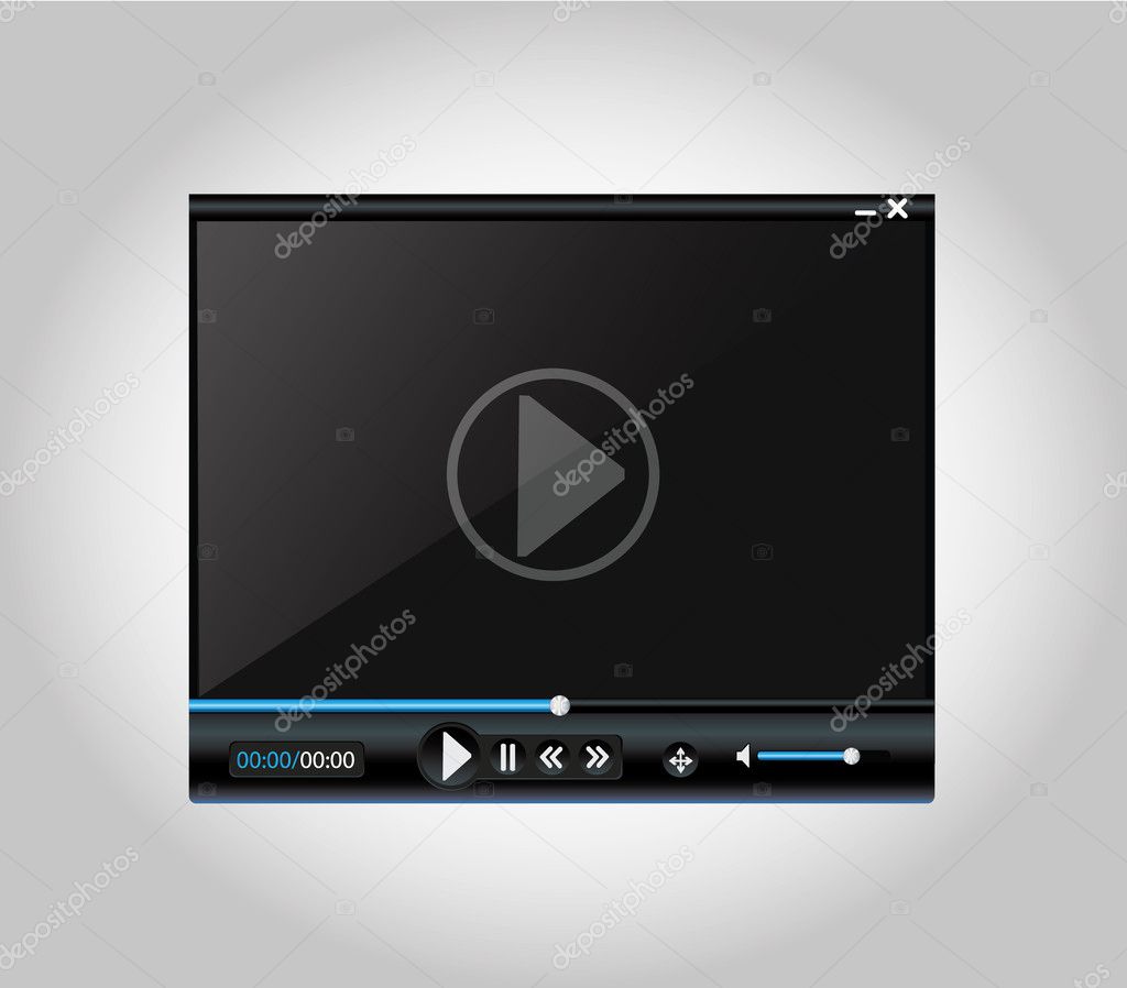 Reproductor de vídeo azul 2022