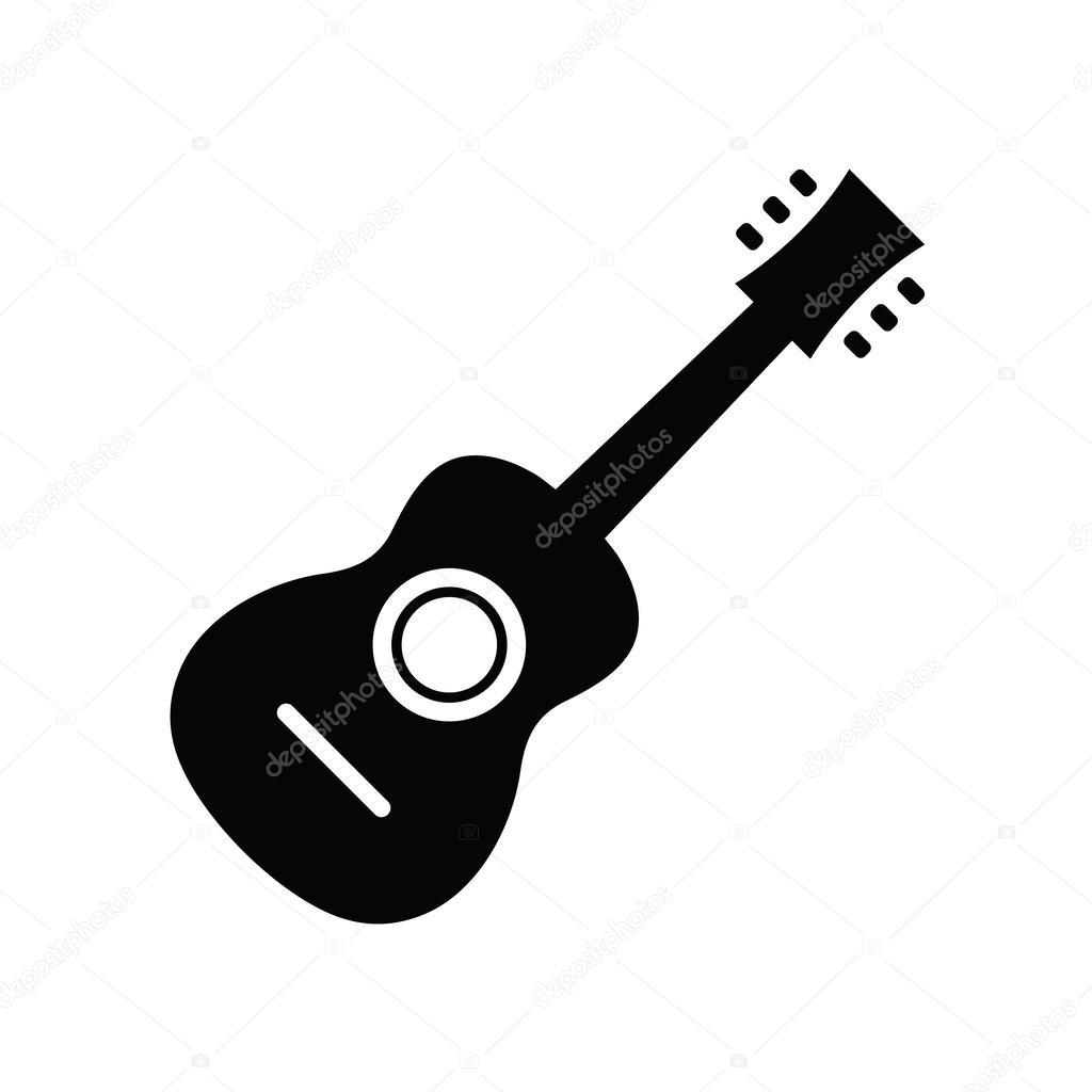 Vector Acoustic Guitar Icon Stock Vector Image by ©magurok5 #31879959