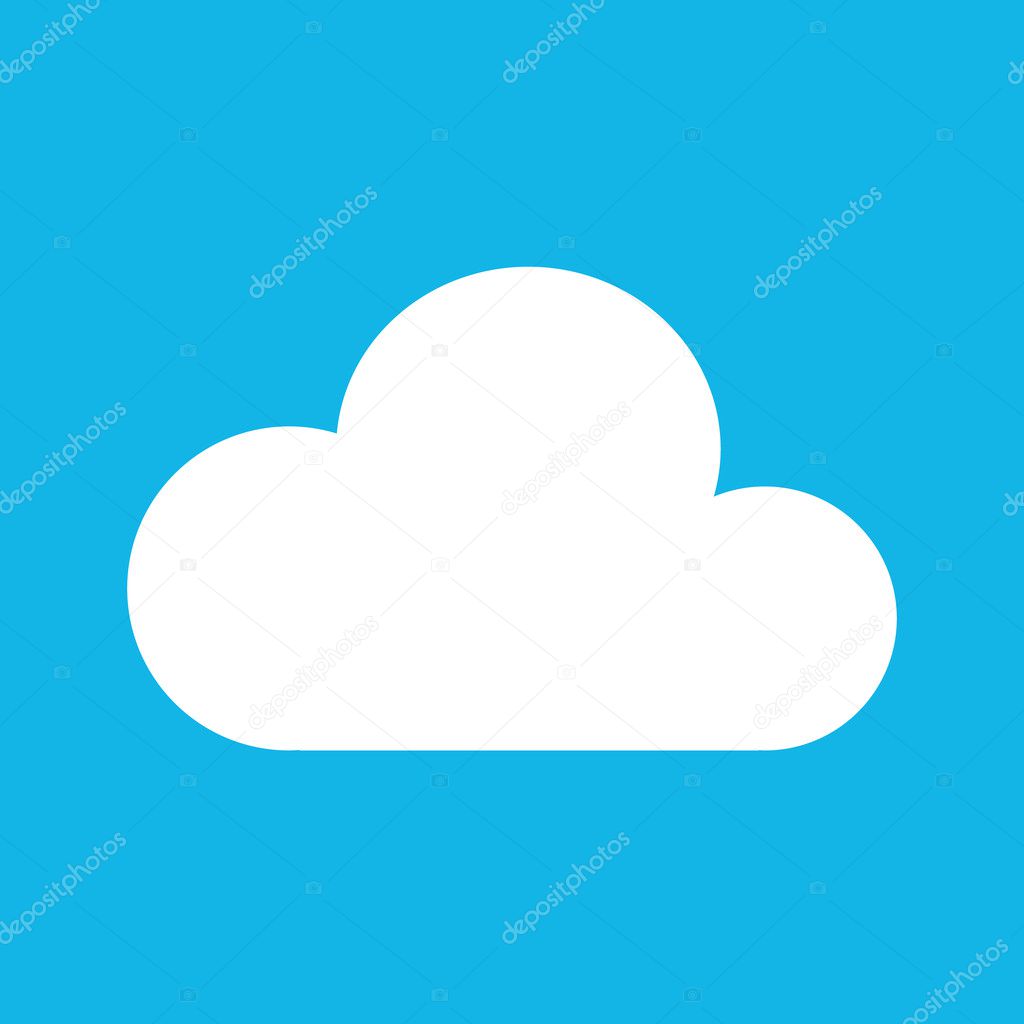 Vector Cloud Icon — Stock Vector © magurok5 #33083999