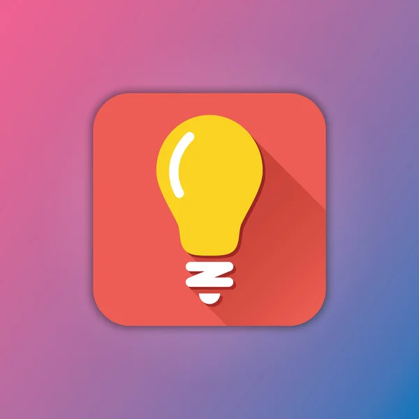 Vector lightbulb icon. Modern flat design vector illustration Stock ...