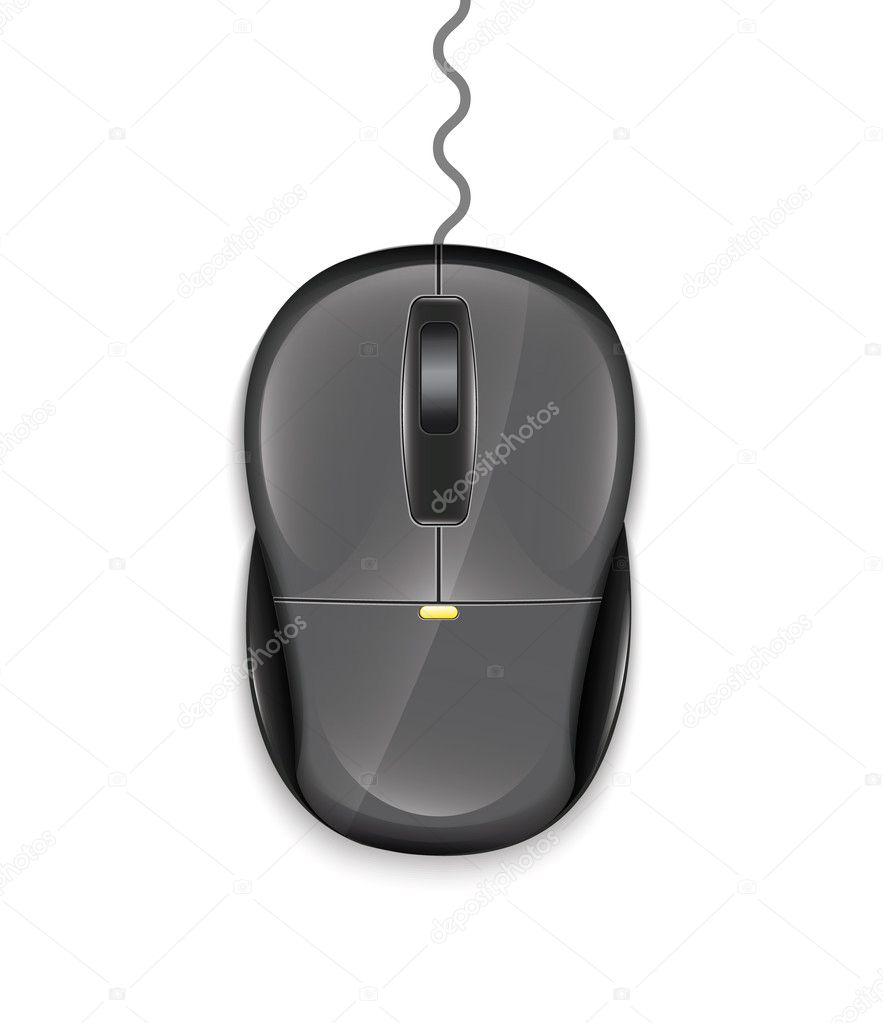 Computer Mouse Black Stock Vector Image by ©magurok5 #38660873
