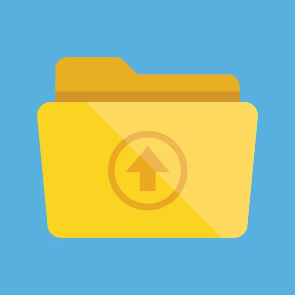 Vector Upload Folder Icon Stock Vector by ©magurok5 42288105