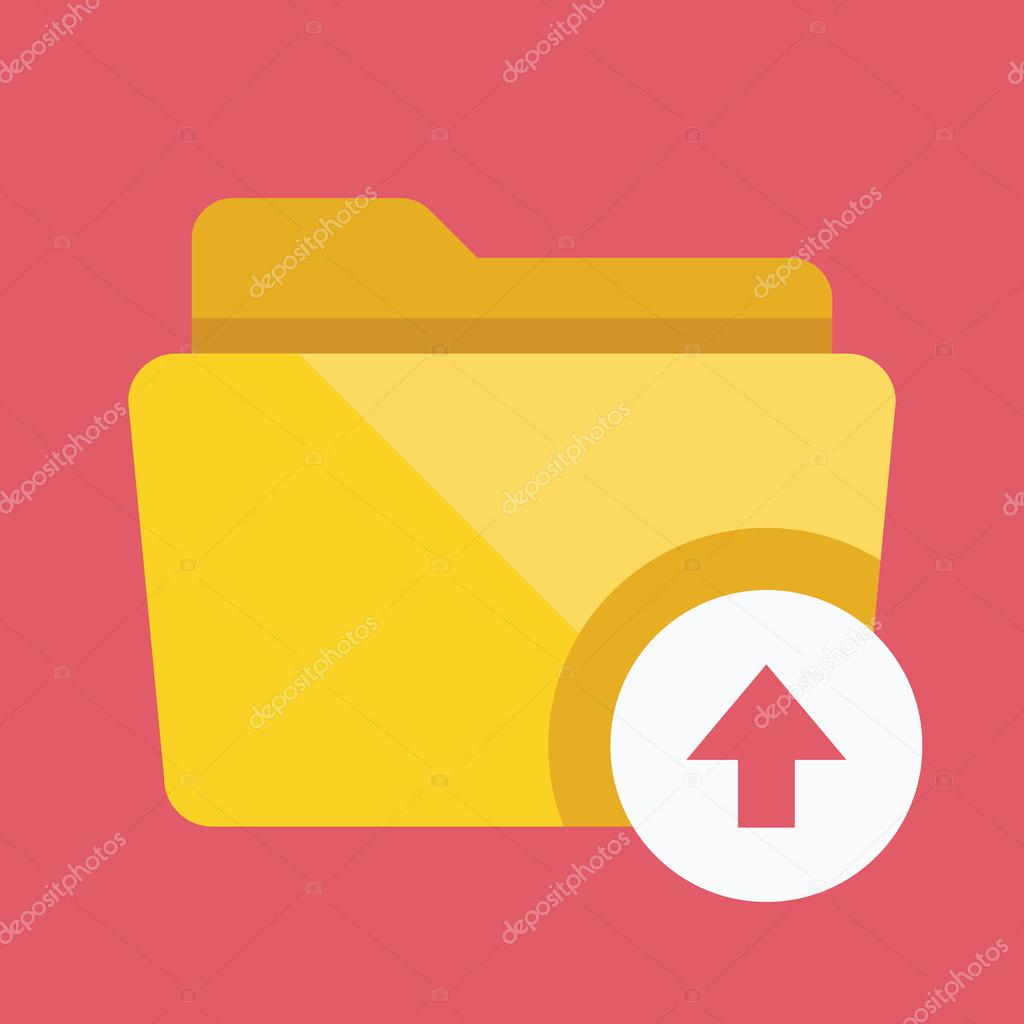 Vector Upload Folder Icon Stock Vector by ©magurok5 42288105 Vector Upload Folder Icon Stock Vector by ©magurok5 42288105