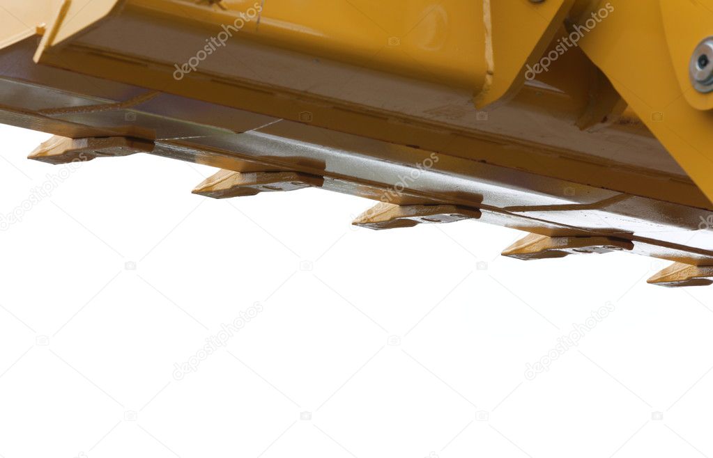 Digger excavator isolated on white background Stock Photo by ©Voyagerix ...