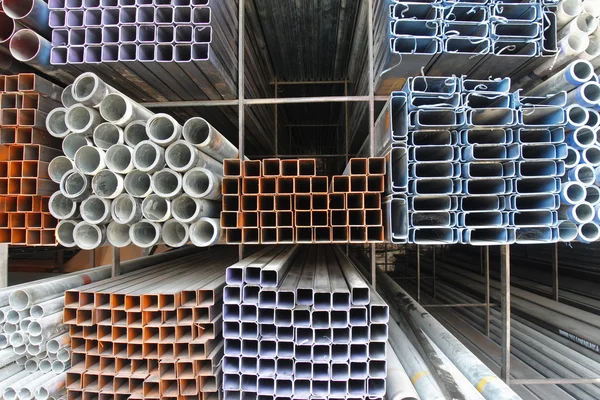 Metal pipe stack Stock Photo by ©khuang 5779146