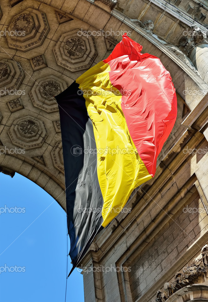 Belgium Flag Waving