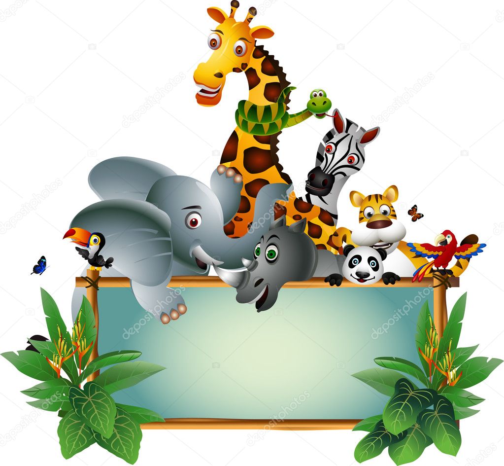 Wild African animal cartoon — Stock Vector © starlight789 #12212008 Wild African animal cartoon — Stock Vector © starlight789 #12212008
