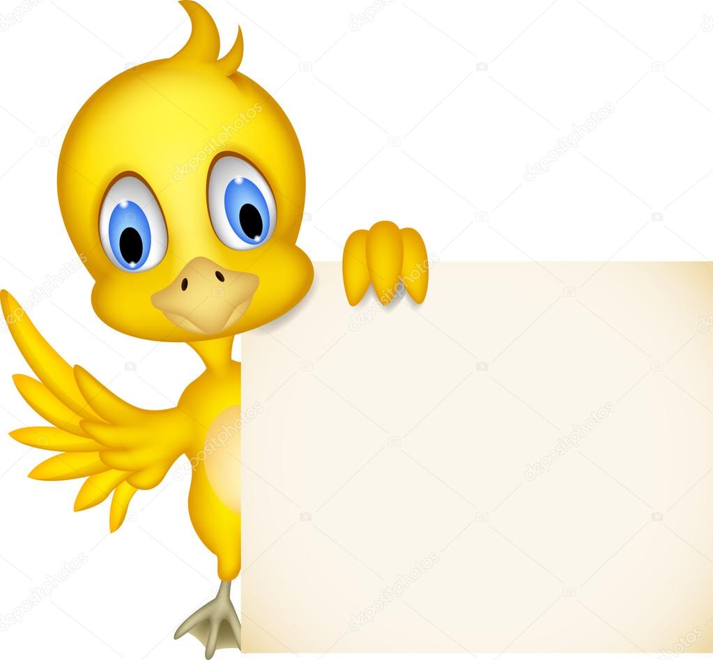 Cute chick cartoon with blank sign Stock Illustration by ©starlight789 ... Cute chick cartoon with blank sign Stock Illustration by ©starlight789 ...