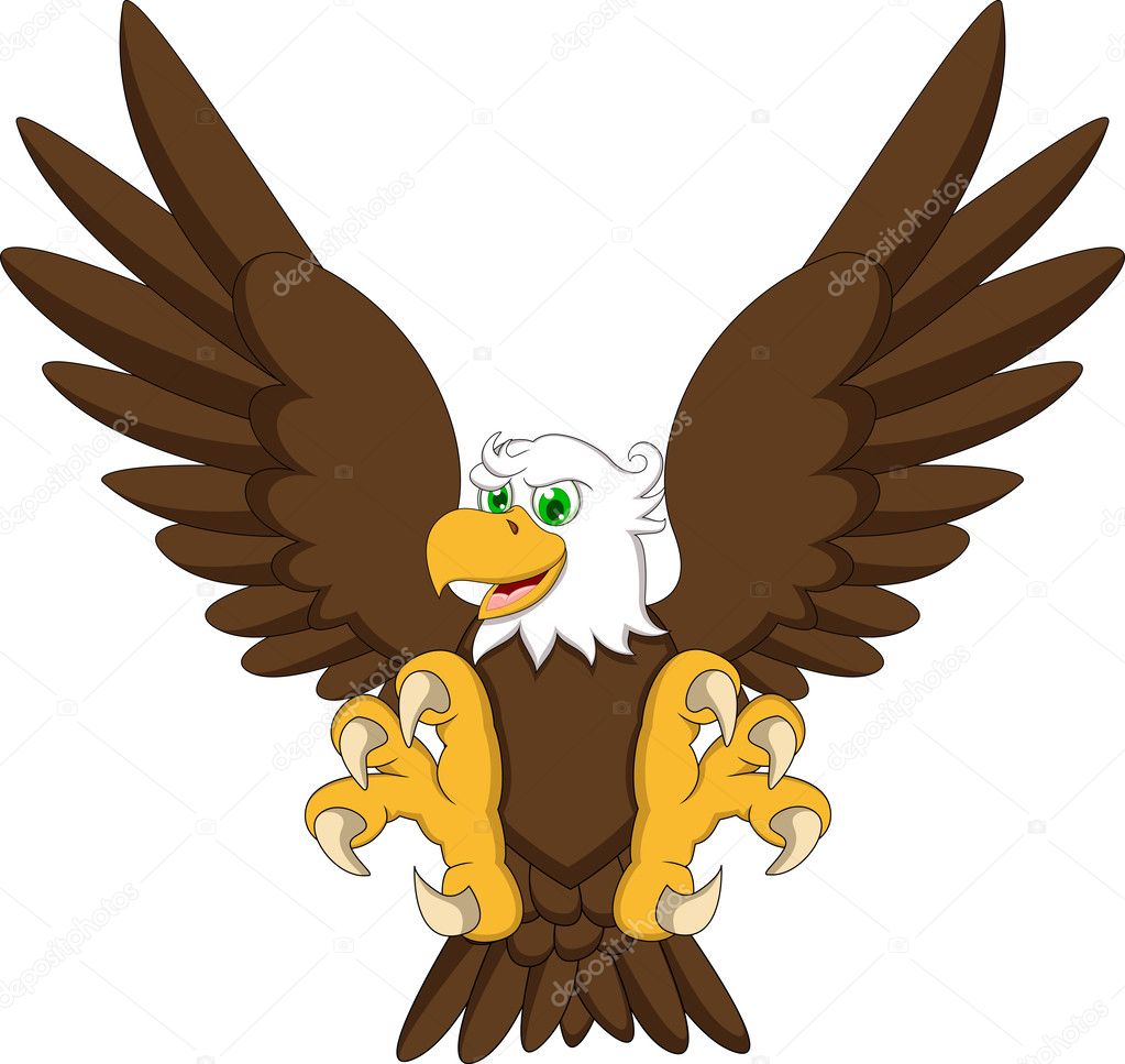 Lindo águila de dibujos animados 2022