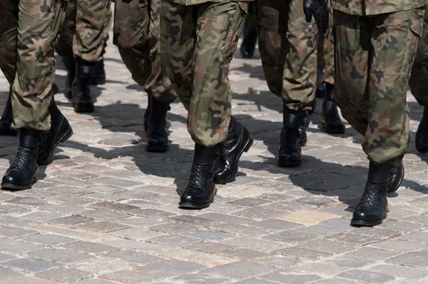 Soldiers of the armed forces marching Stock Photo by ©rachwal 4228265