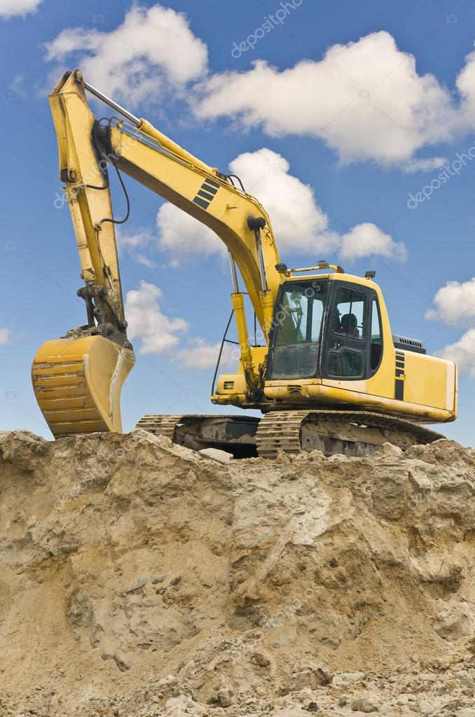 Caterpillar excavator — Stock Photo © eans #12283100