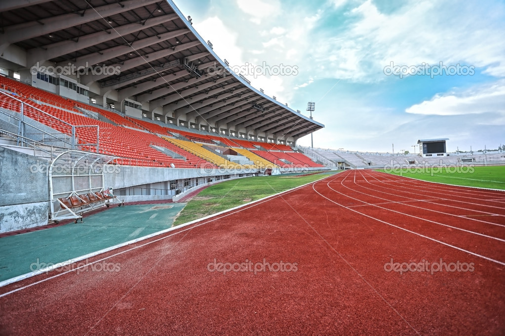 Run race track in sport stadium Stock Photo by ©actionbleem 28746383