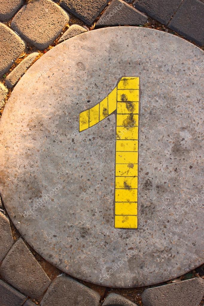 Grunge number 1 — Stock Photo © tomert #29286527