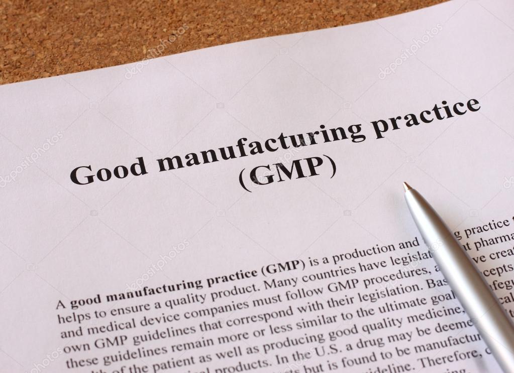 Good manufacturing practice — Stock Photo © tomert #35553917