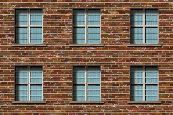Brick windows Stock Photos, Royalty Free Brick windows Images ...