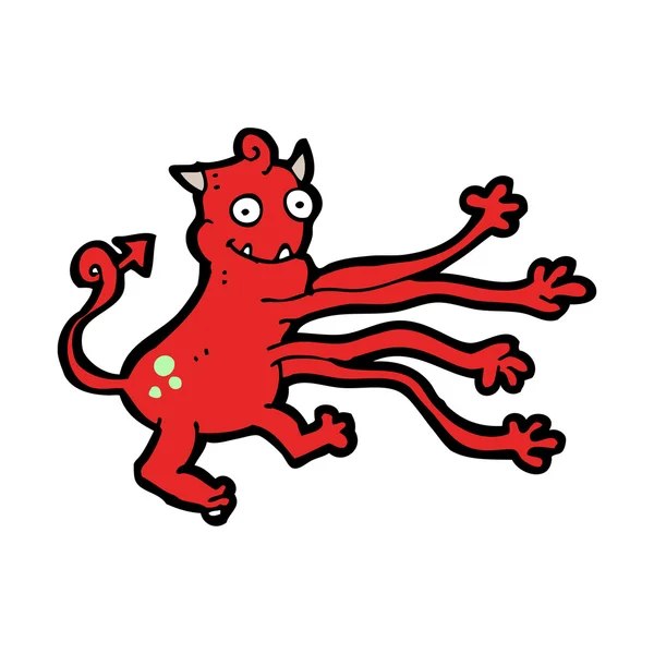 Cartoon red devil — Stock Vector © kanate #13830278