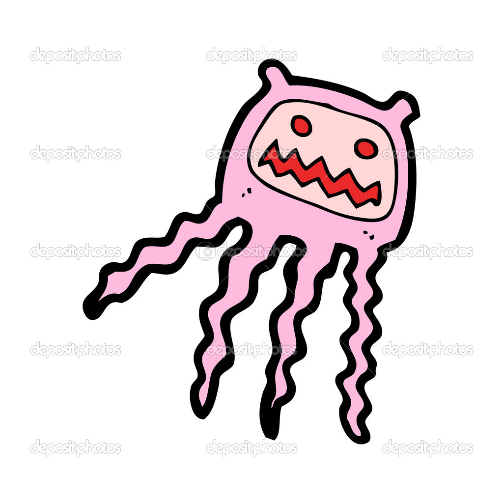 Gross halloween monster cartoon Stock Vector Image by ©lineartestpilot ...
