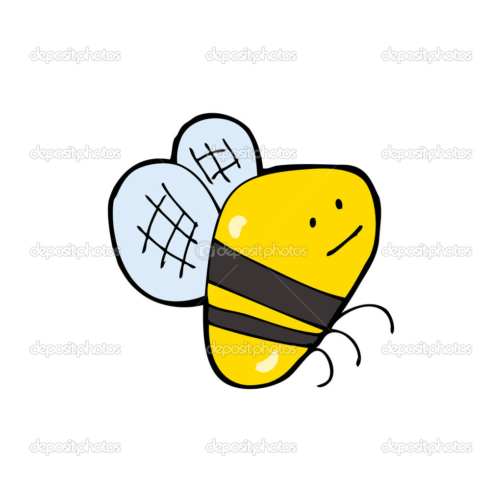 Cartoon bumble bee Stock Illustration by ©lineartestpilot #13135815