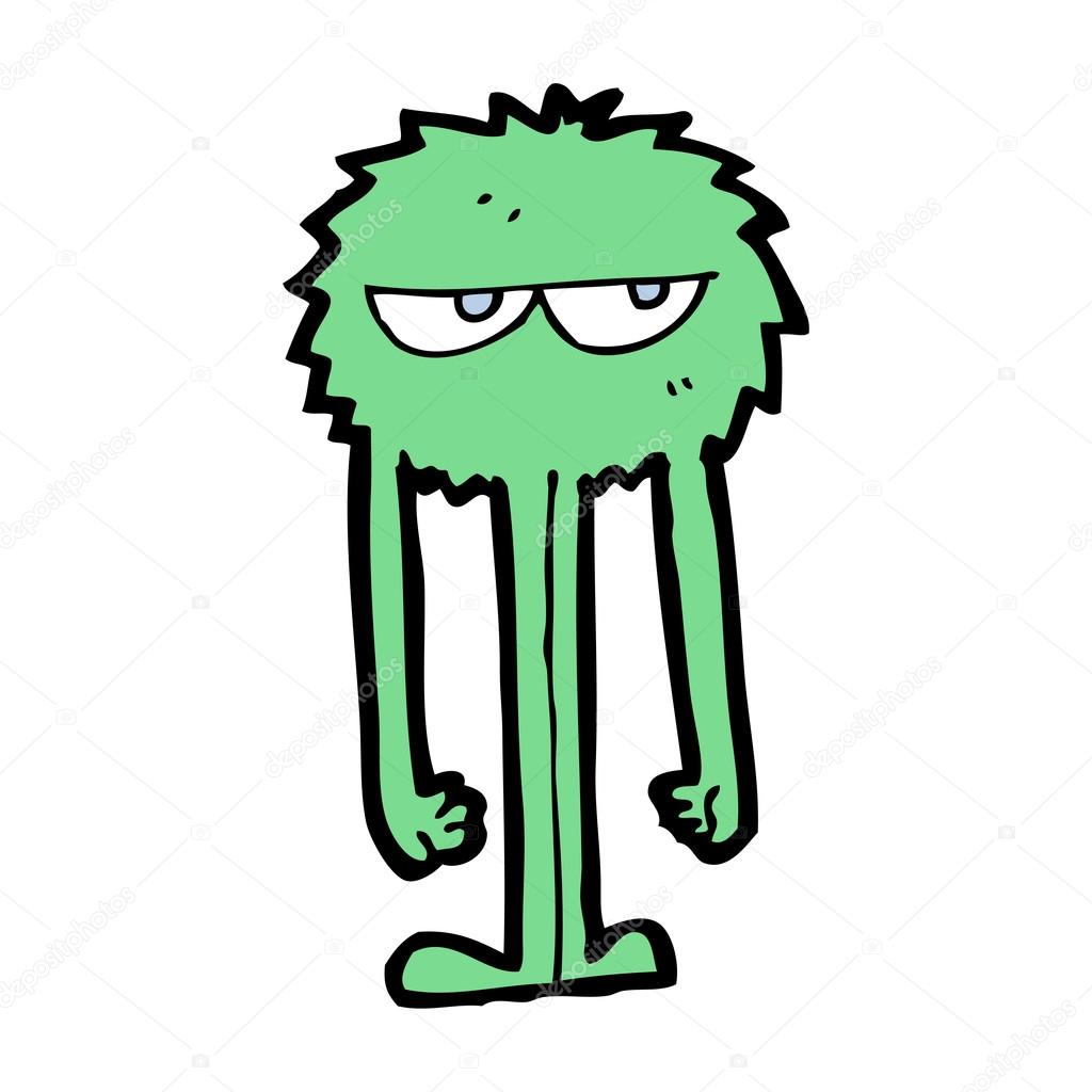 Furry little creature cartoon Stock Vector Image by ©lineartestpilot ...