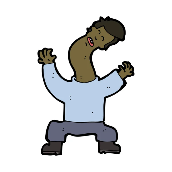 Man with bent neck — Stock Vector © lineartestpilot #20412667