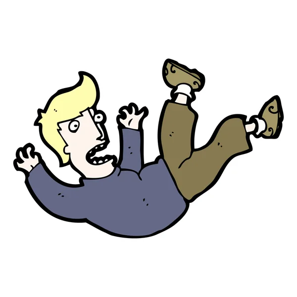 Falling man cartoon Stock Vector Image by ©lineartestpilot #13569831