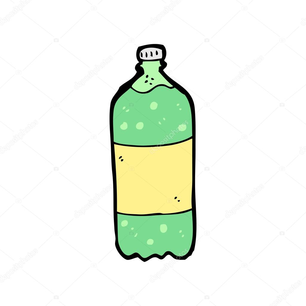 Cartoon Soda Bottle