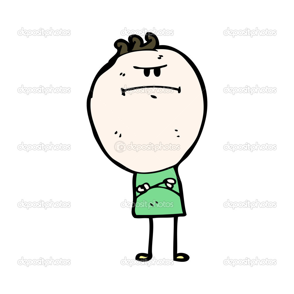 Angry cartoon doodle man Stock Vector Image by ©lineartestpilot #13566974
