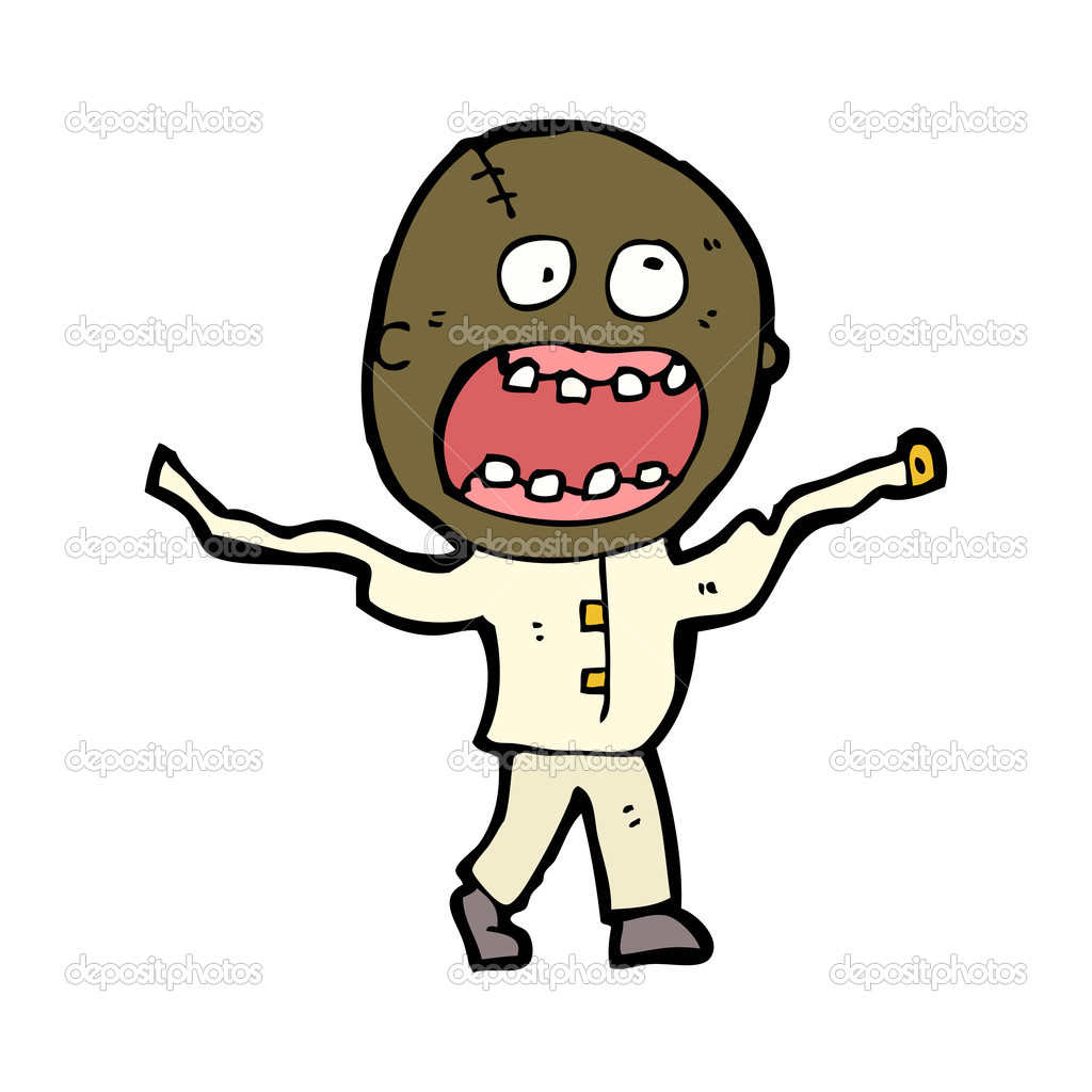 Loco de dibujos animados Vector de stock por ©lineartestpilot 13569361